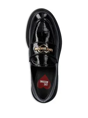 Moschino Logo-lettering Loafers