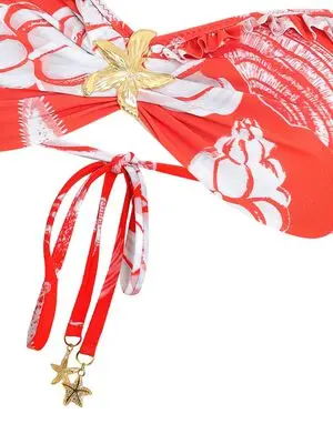 AMIR SLAMA Starfish-print Bikini