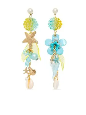 AMIR SLAMA BIJOUX Amir Slama X Jade Jade Drop Earrings - Gold