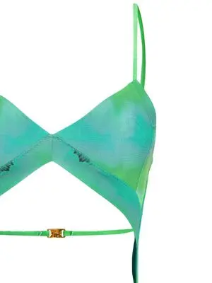 AMIR SLAMA Tie-dye One Piece Swimsuit