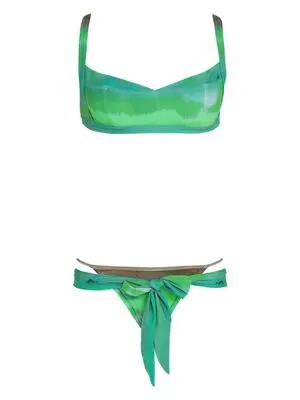Amir Slama Green Swimsuits