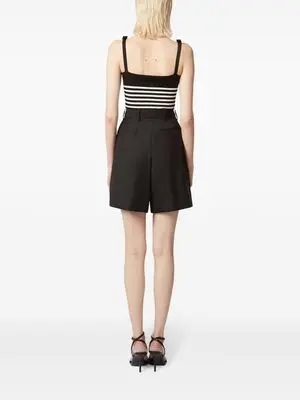 Nina Ricci Striped Knitted Tank Top
