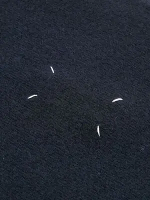 MAISON MARGIELA Four Stitches Scarf - Blue
