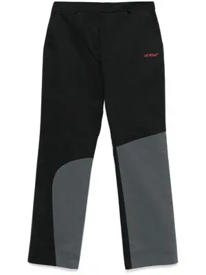 Off-White Tapered Cotton Trousers