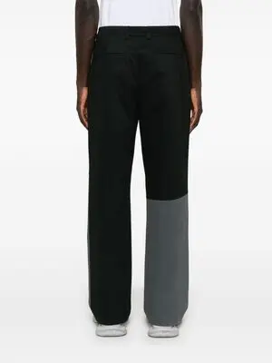 Off-White Tapered Cotton Trousers
