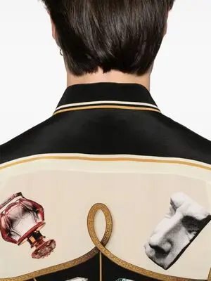 Dolce & Gabbana Printed Silk Shirt