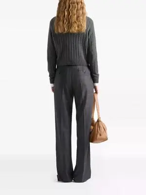 Prada Cashmere Turtleneck Sweater - Grey