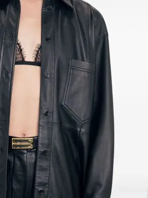 Victoria Beckham Leather Shirt