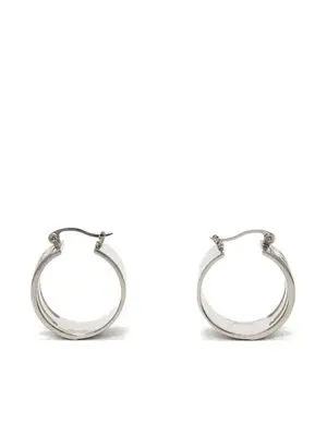 Victoria Beckham B Frame Hoop Earrings