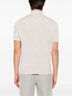 Brunello Cucinelli Fine-knit Polo Shirt - Neutrals