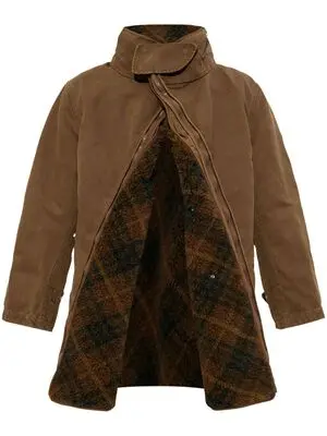 Burberry Cotton Parka With Detachable Warmer