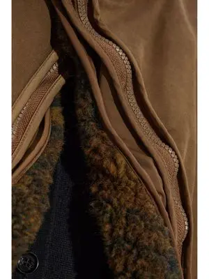 Burberry Cotton Parka With Detachable Warmer