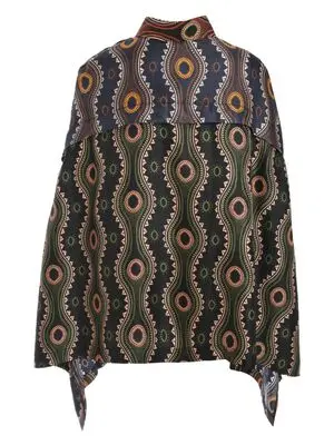 Biyan Printed Silk Shirt
