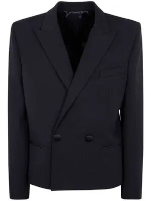 Balmain Wool Double-breasted Blazer