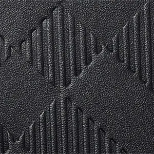 Burberry Leather Embossed Check Bifold Wallet
