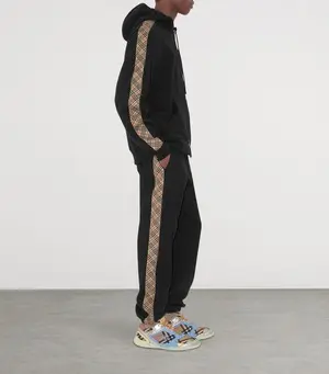 Burberry Check-trim Sweatpants