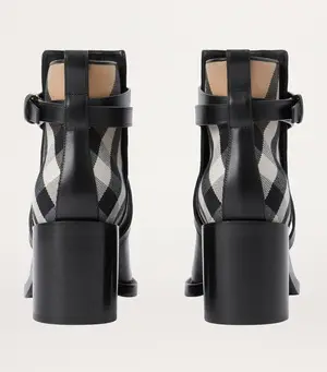 Burberry Check Ankle Boots 70