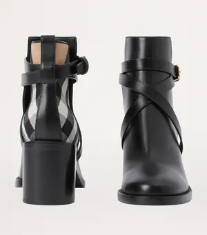 Burberry Check Ankle Boots 70
