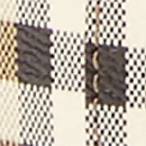 Burberry Check Belt With Gold Tone Buckle - Neutral