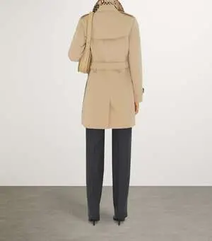 Burberry Gabardine Chelsea Short Trench Coat