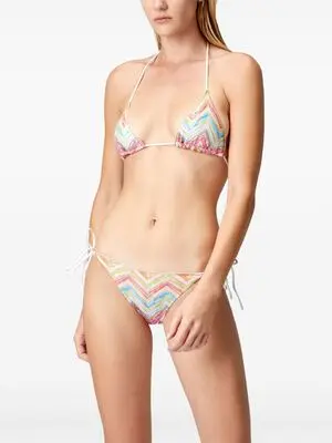 Missoni Zigzag-knit Bikini Set - White