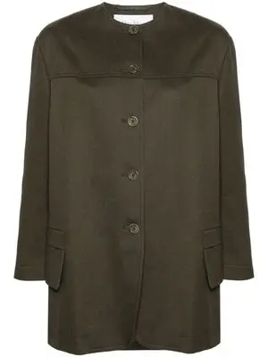 Max Mara Recital Twill Shirt Jacket - Green