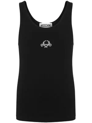 Men's Moschino Black Tops