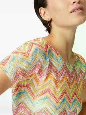 Missoni Zigzag-knit Top - Orange