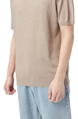 Gobi Cashmere Silk Cashmere Polo Shirt