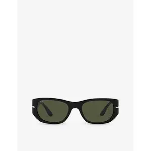 Persol Pillow-frame Acetate Sunglasses - Black