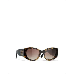 Chanel Ch5524 Sunglasses - Brown