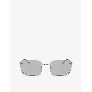 Giorgio Armani Ar1512m Pillow-frame Sunglasses - Grey