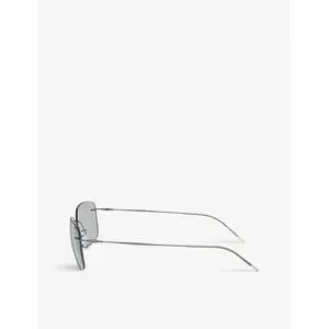 Giorgio Armani Ar1512m Pillow-frame Sunglasses - Grey