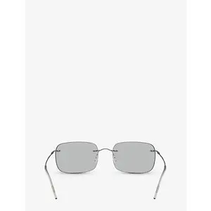 Giorgio Armani Ar1512m Pillow-frame Sunglasses - Grey