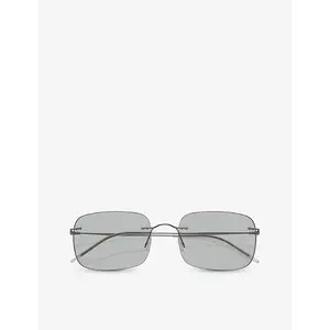 Giorgio Armani Ar1512m Pillow-frame Sunglasses - Grey