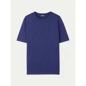 Gobi Cashmere Cotton Silk Cashmere T-shirt - Navy