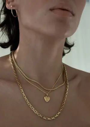 KINN 14k Heart Locket Pendant Necklace