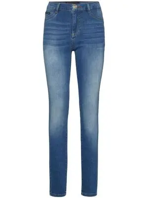 Philipp Plein High-waist Jeggings - Blue