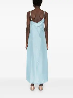 MAISON MARGIELA Asymmetric Silk Maxi Dress