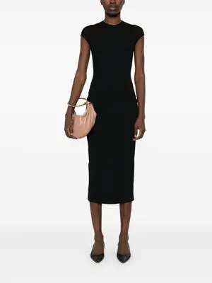 Stella McCartney Miracle Midi Dress - Black