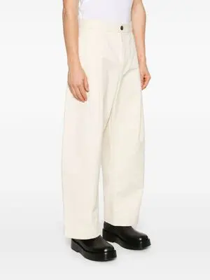 Studio Nicholson Pleat-detail Trousers - Neutrals