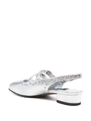 CAREL Queen Ballerinas - Silver