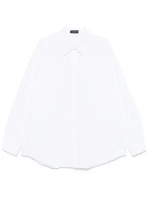 Balenciaga Logo-embroidered Shirt