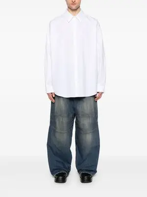 Balenciaga Logo-embroidered Shirt