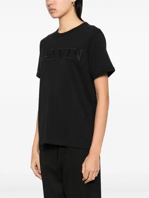 LANVIN Logo T-shirt - Black