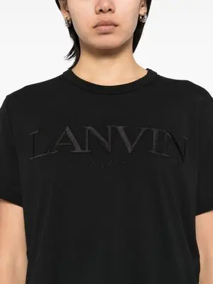 LANVIN Logo T-shirt - Black