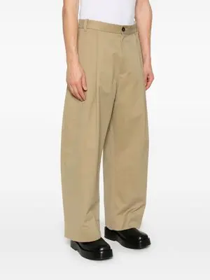 Studio Nicholson Pleated Wide-leg Trousers - Neutrals