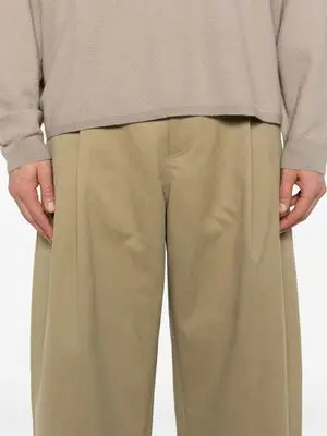 Studio Nicholson Pleated Wide-leg Trousers - Neutrals