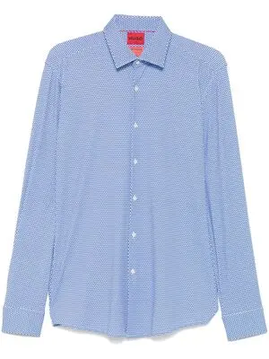 Hugo Printed Shirt Blue