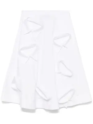 Moschino Multi-collar Midi Skirt